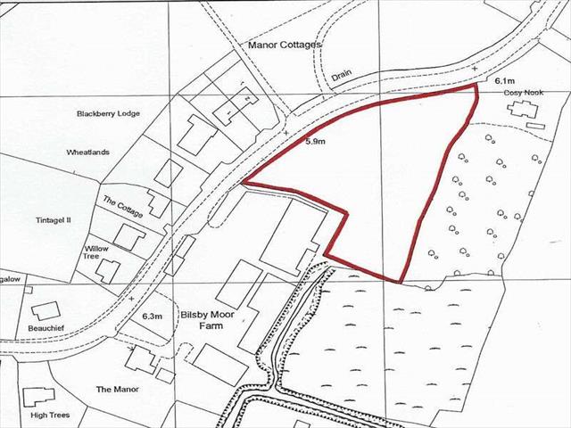 Land for sale in Sutton Road Bilsby Alford LN13